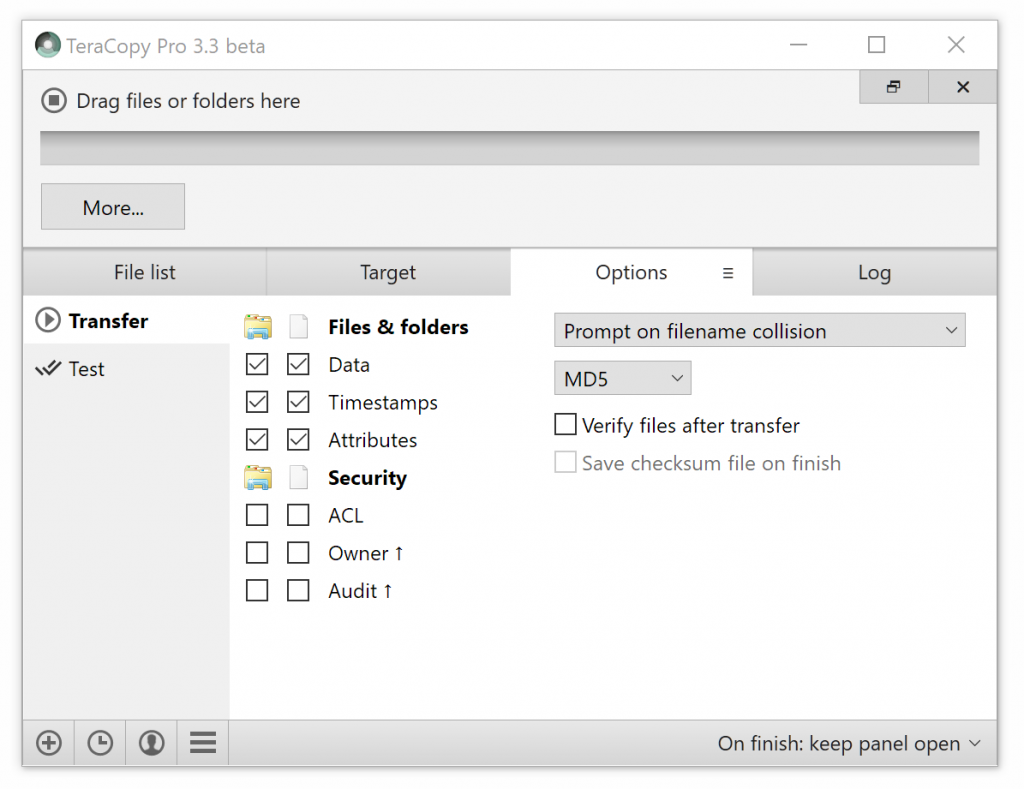 TeraCopy 3.3 beta – Code Sector Blog